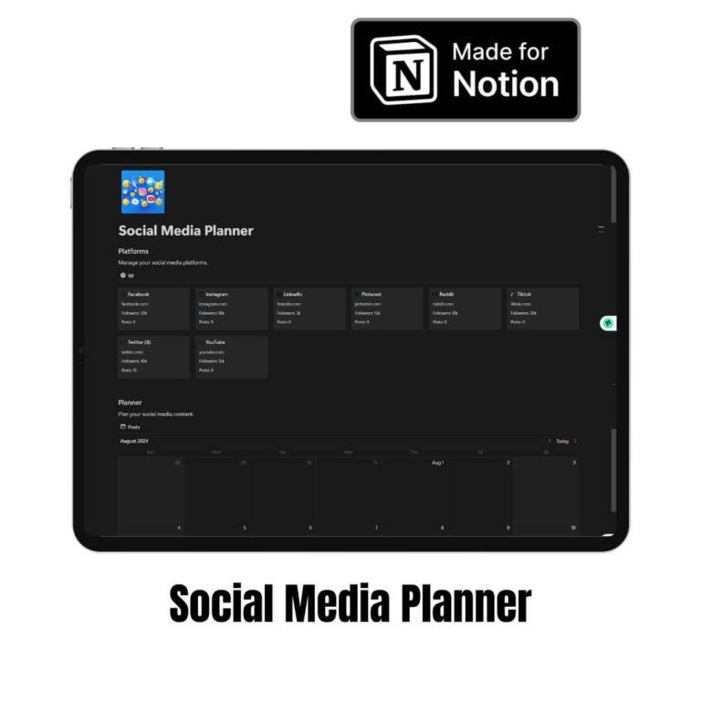 Notion Habit Tracker - IDPLR